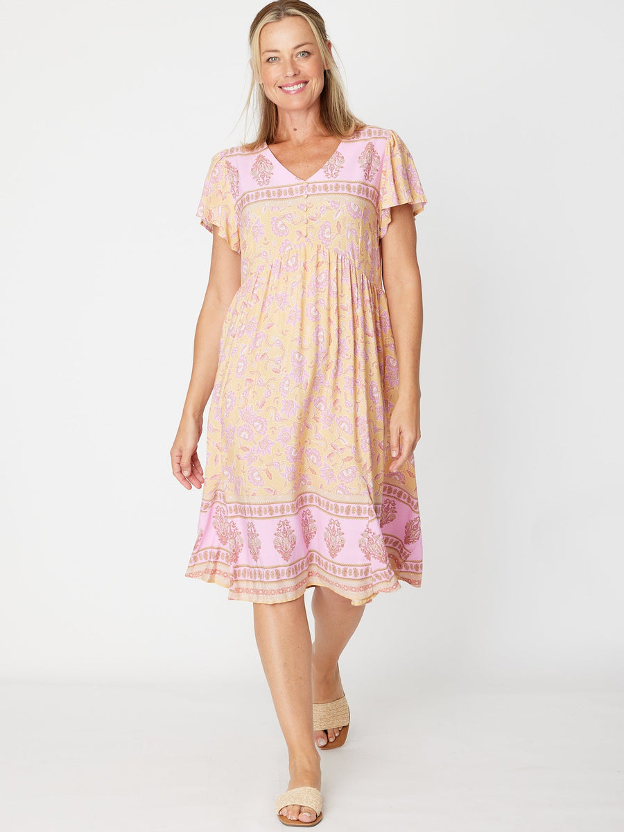 THE FLOUNCE DRESS - Musk 30818 – Cordelia St