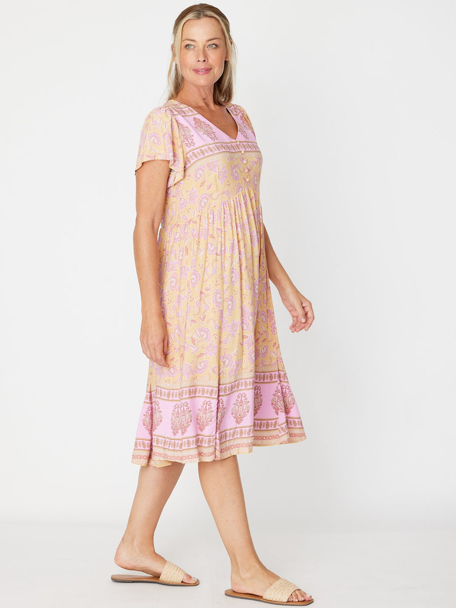 THE FLOUNCE DRESS - Musk 30818 – Cordelia St