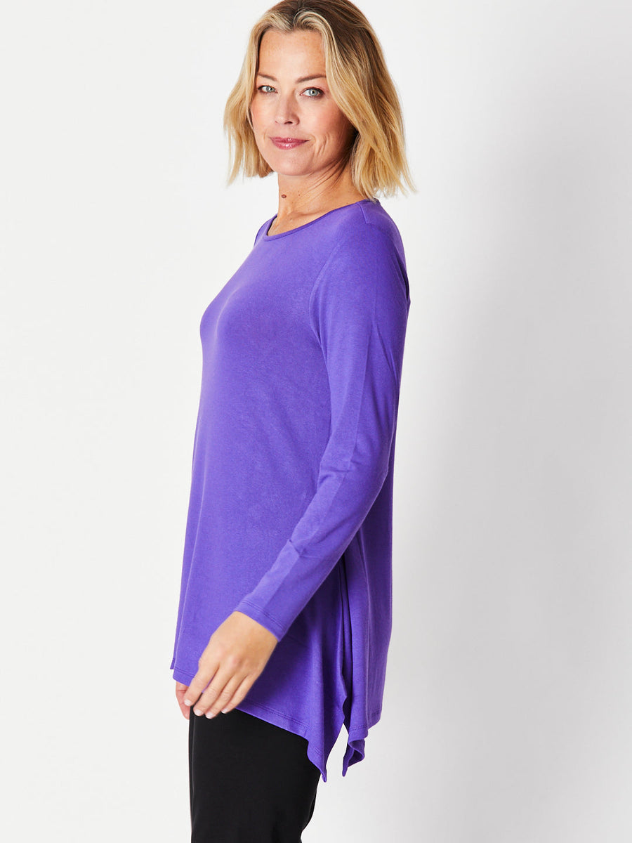 Andrea Winter Warmer Top - Purple 26791-Sw – Cordelia St