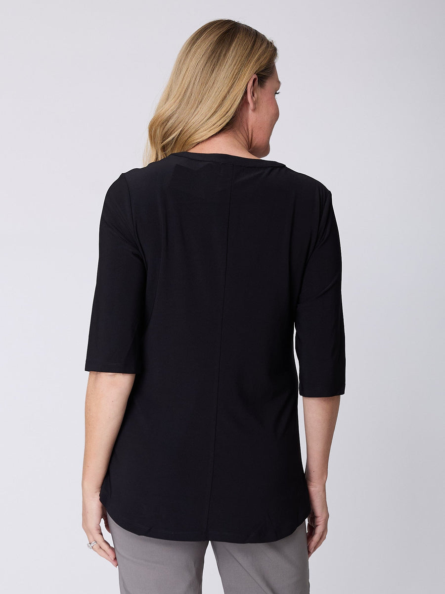 Rose Garden Top - Black - 26926 – Cordelia St