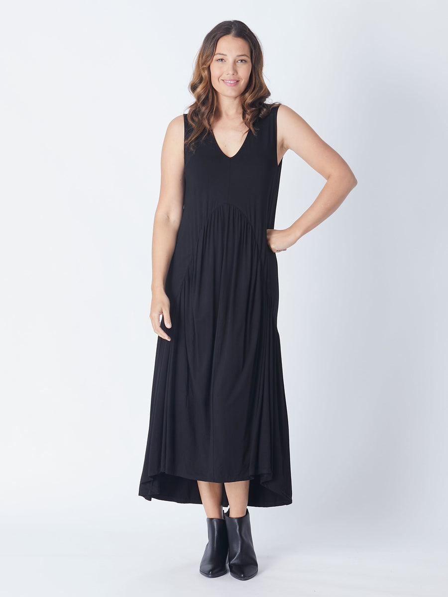 Front Rise Dress - Black - 26942 – Cordelia St