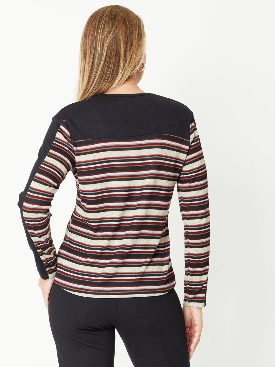 Splice Top - Wine - 30969 – Cordelia St